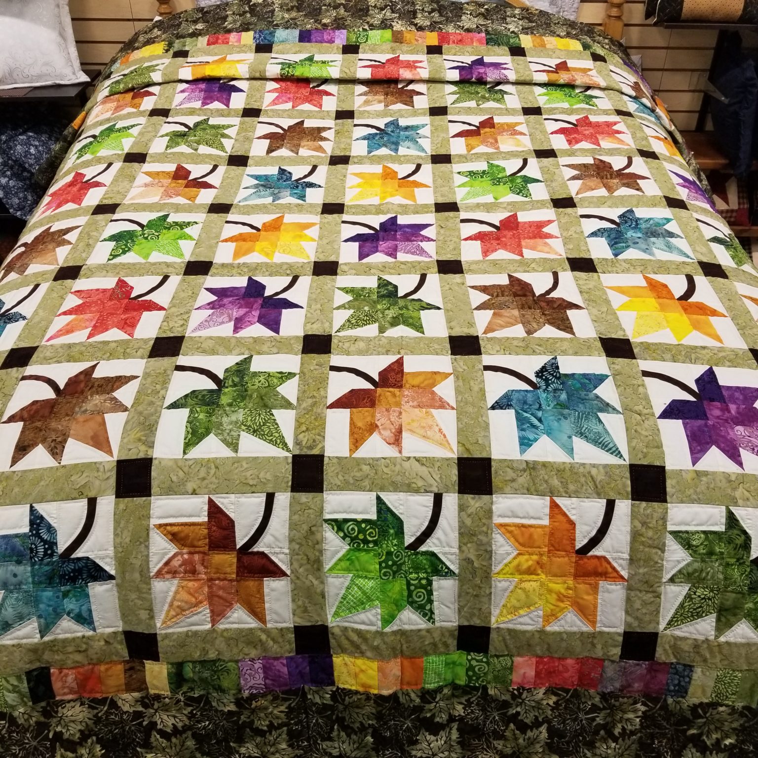 Autumn Splendor Quilt - Queen ~ Family Farm Handcrafts