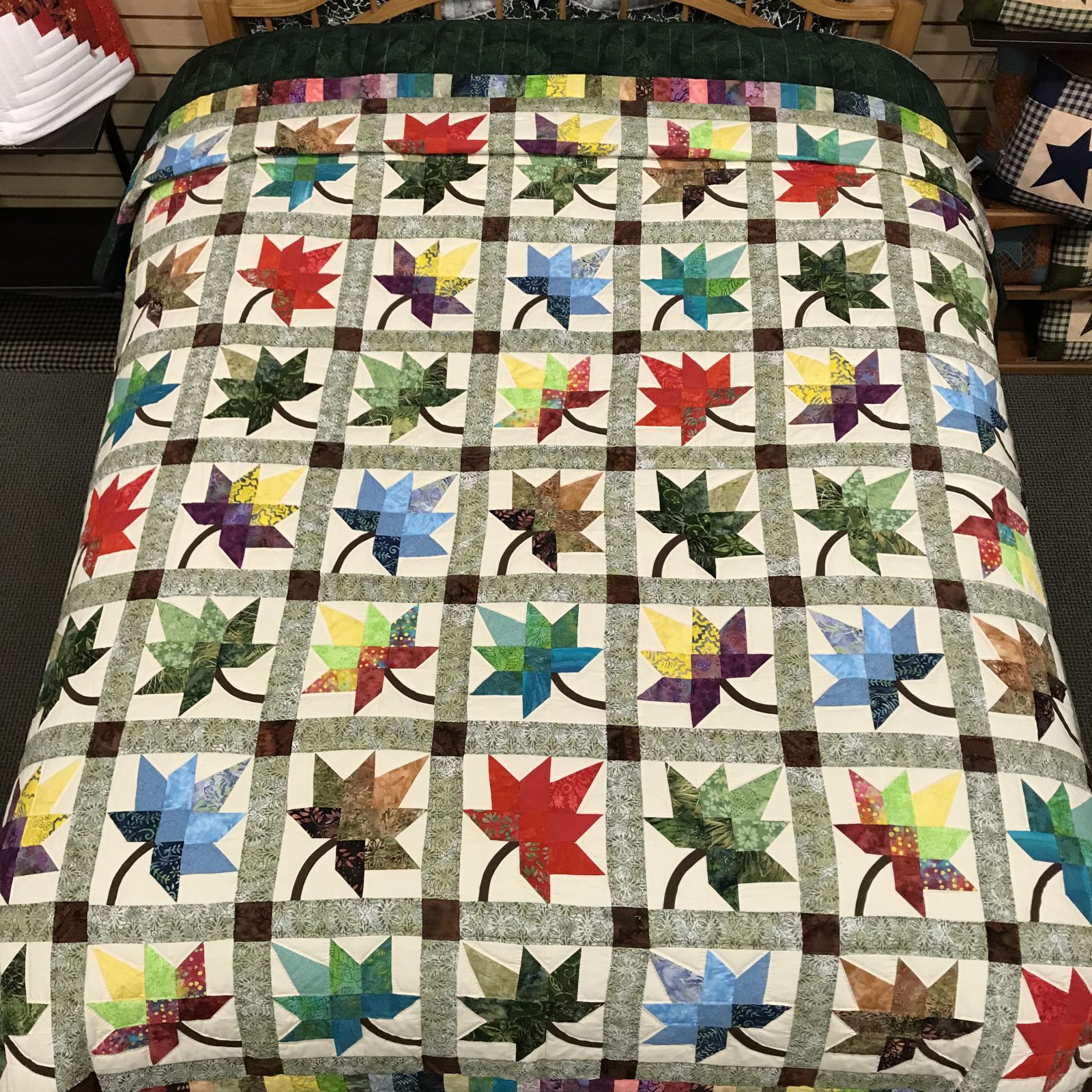 Autumn Splendor Quilt - Queen ~ Family Farm Handcrafts
