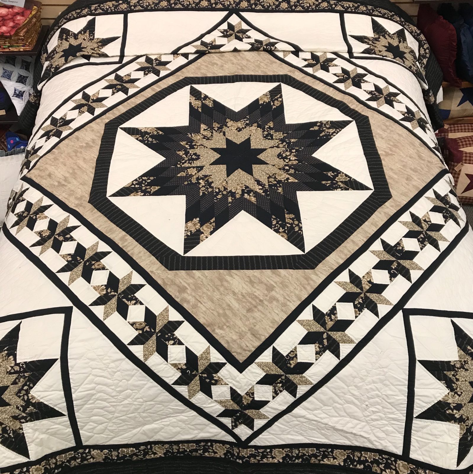 Twinkling Star Quilt | Queen | Family Farm Handcrafts | Handmade