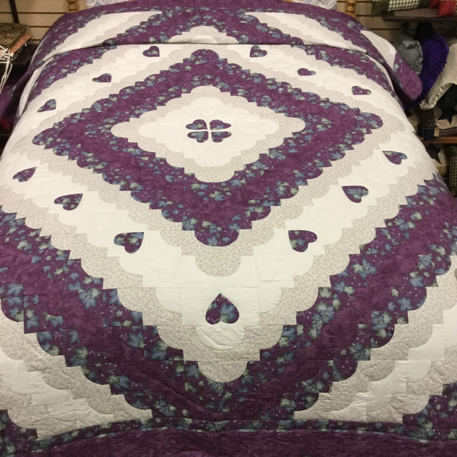 Hearts All Around Quilt | Family Farm Handcrafts | King