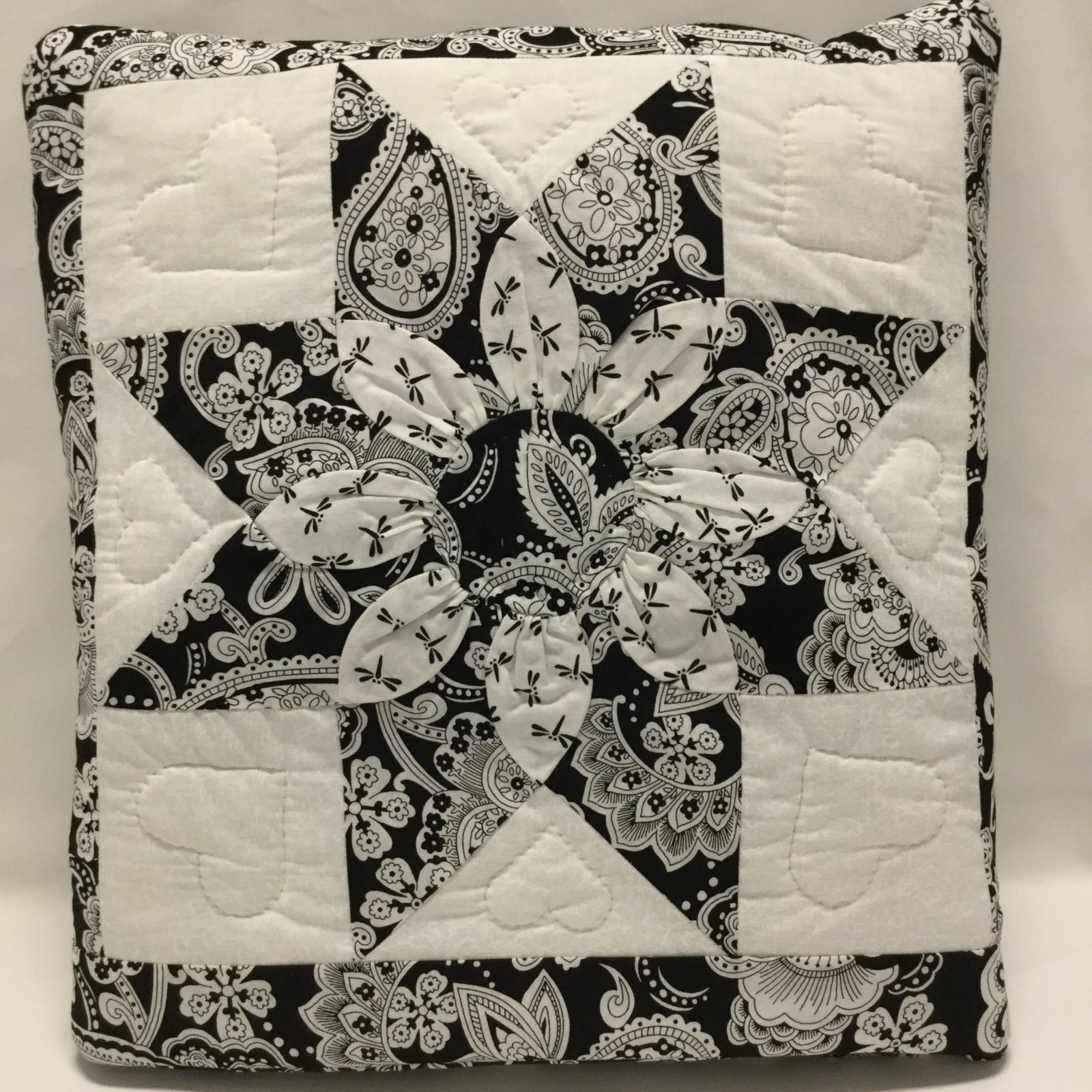 Golden Brown Log Cabin Quillow | Handmade from Family Farm Handcrafts