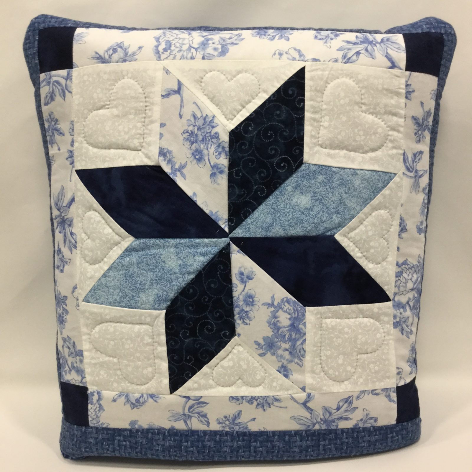 Golden Brown Log Cabin Quillow | Handmade from Family Farm Handcrafts