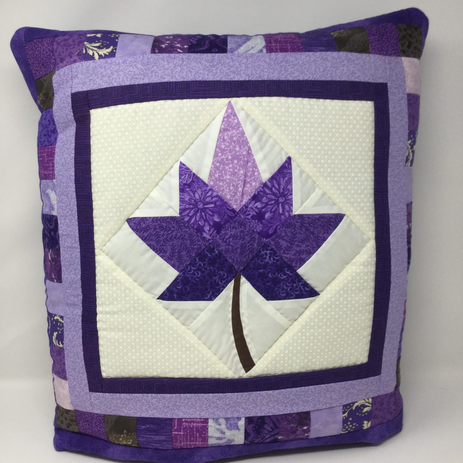 Golden Brown Log Cabin Quillow | Handmade from Family Farm Handcrafts