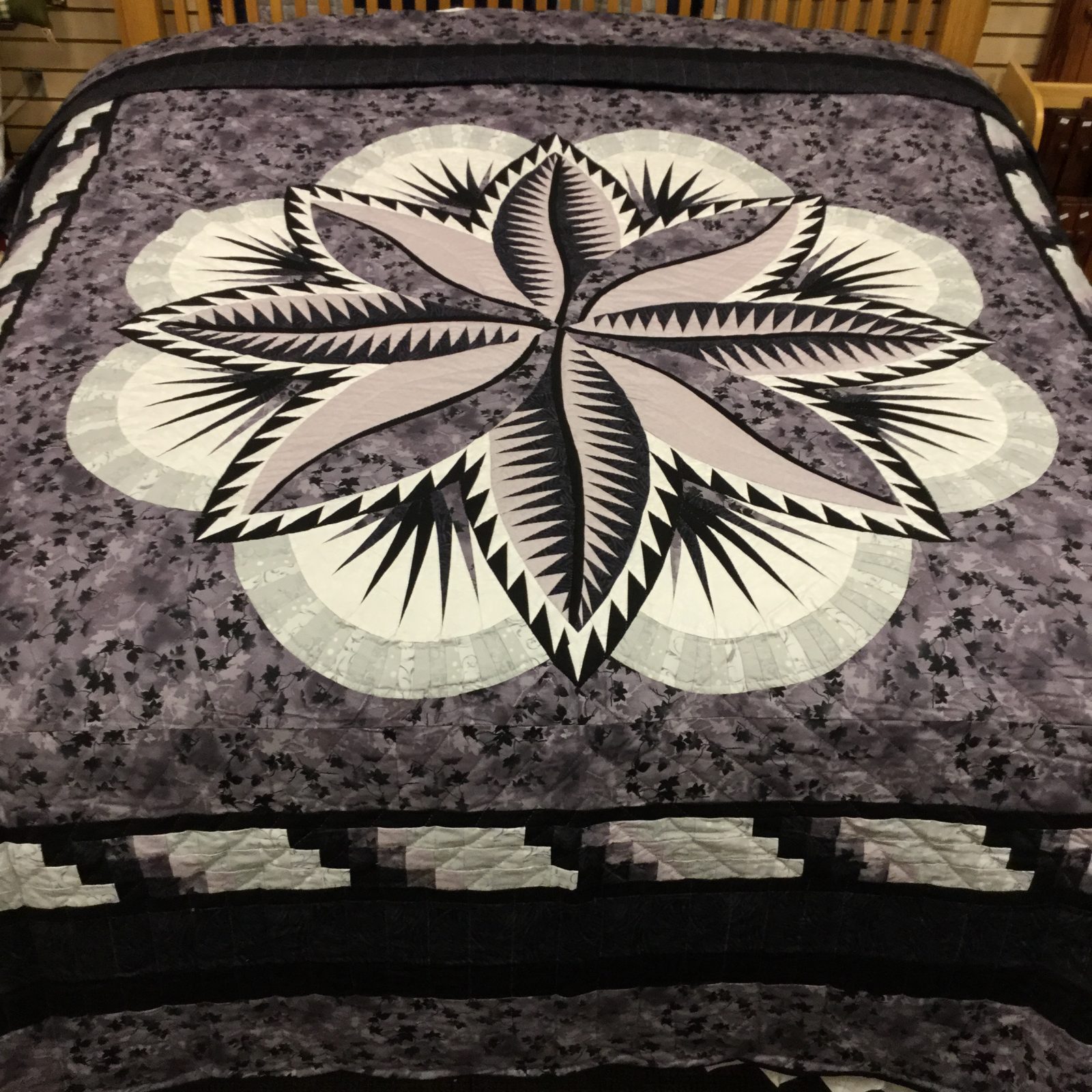 Fire Island Hosta Quilt - King ~ Family Farm Handcrafts