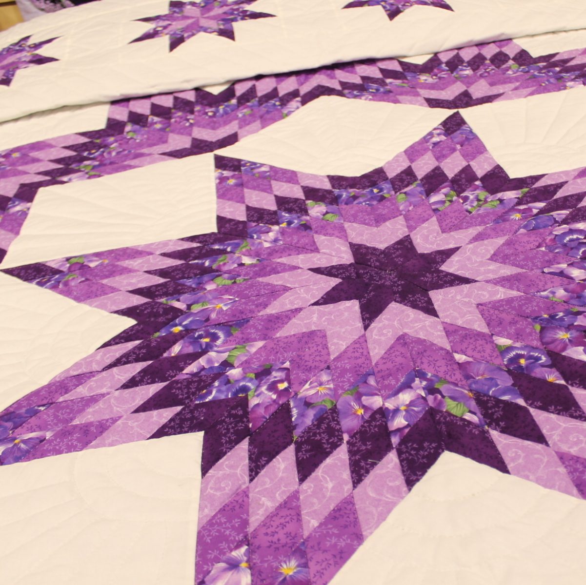Purple Star Quilt - Broken Star Quilt - Family Farm Quilts ~ Family ...