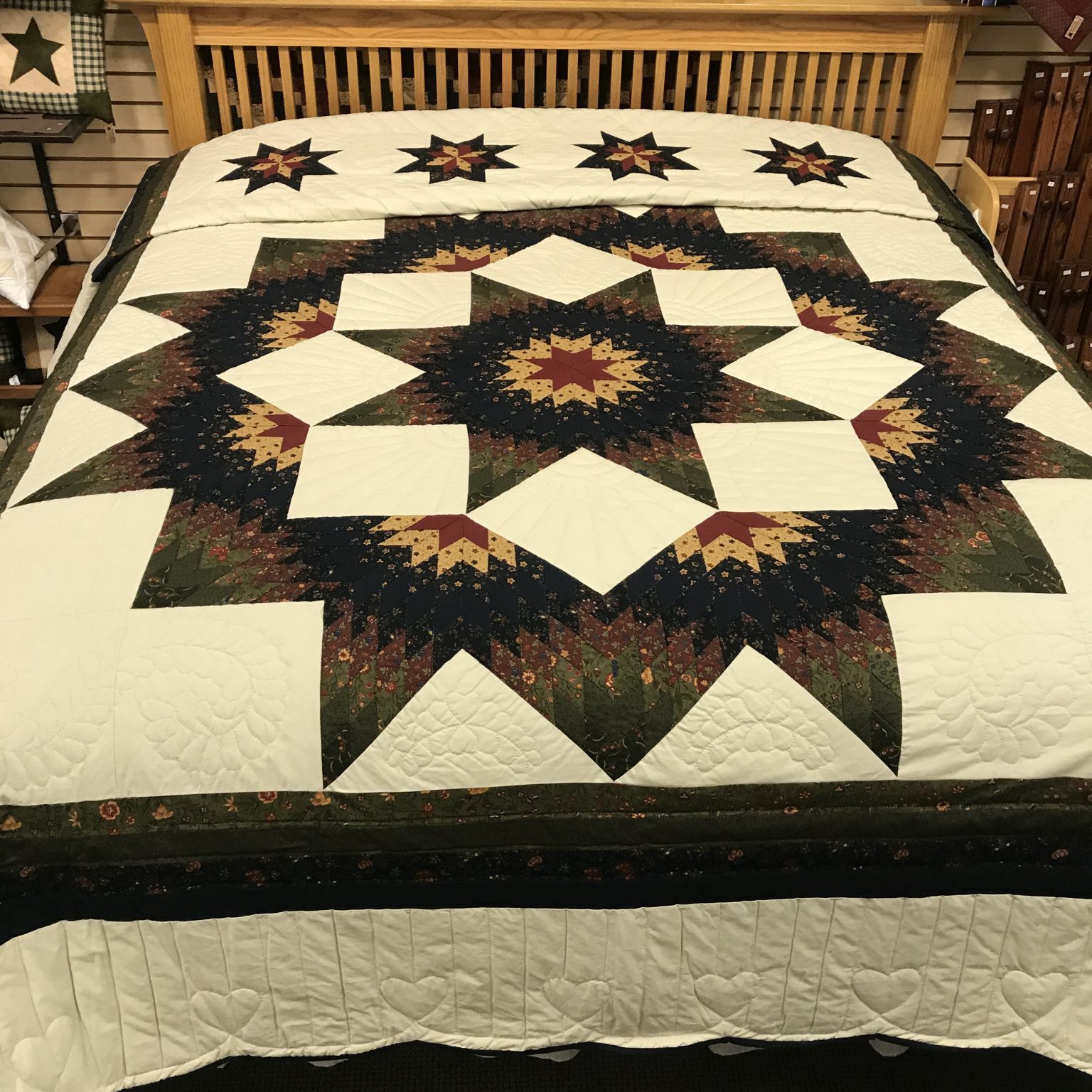 Broken Star Quilt- King ~ Family Farm Handcrafts