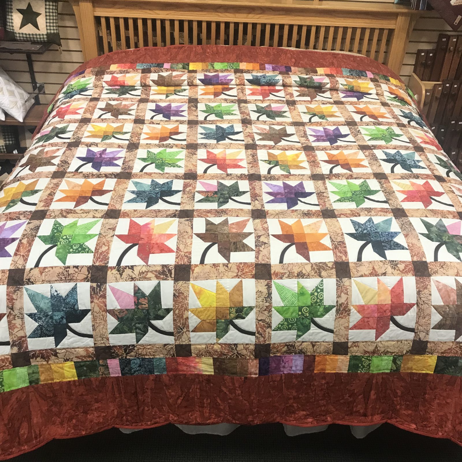 Autumn Splendor Quilt- King ~ Family Farm Handcrafts