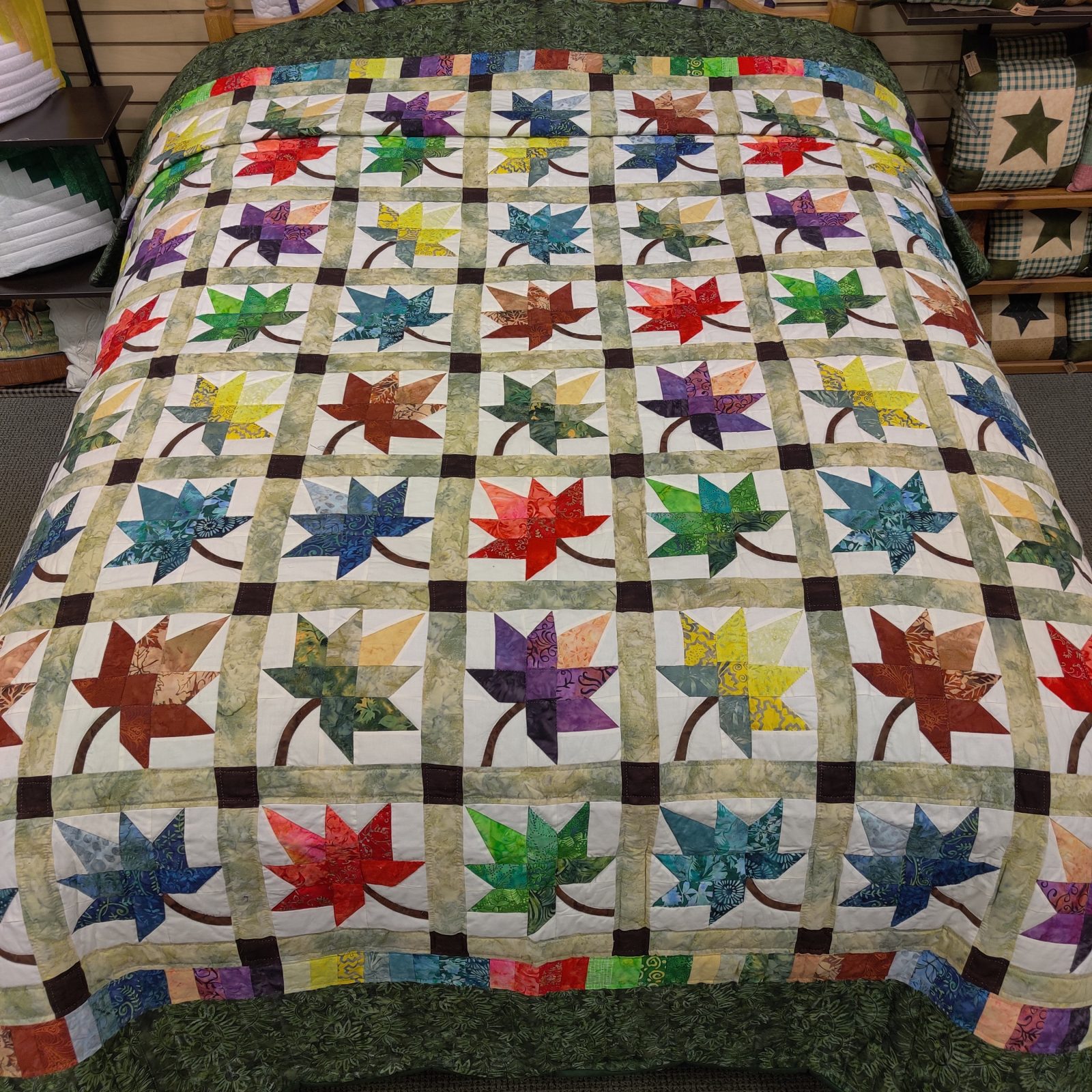 Autumn Splendor Quilt - Queen ~ Family Farm Handcrafts