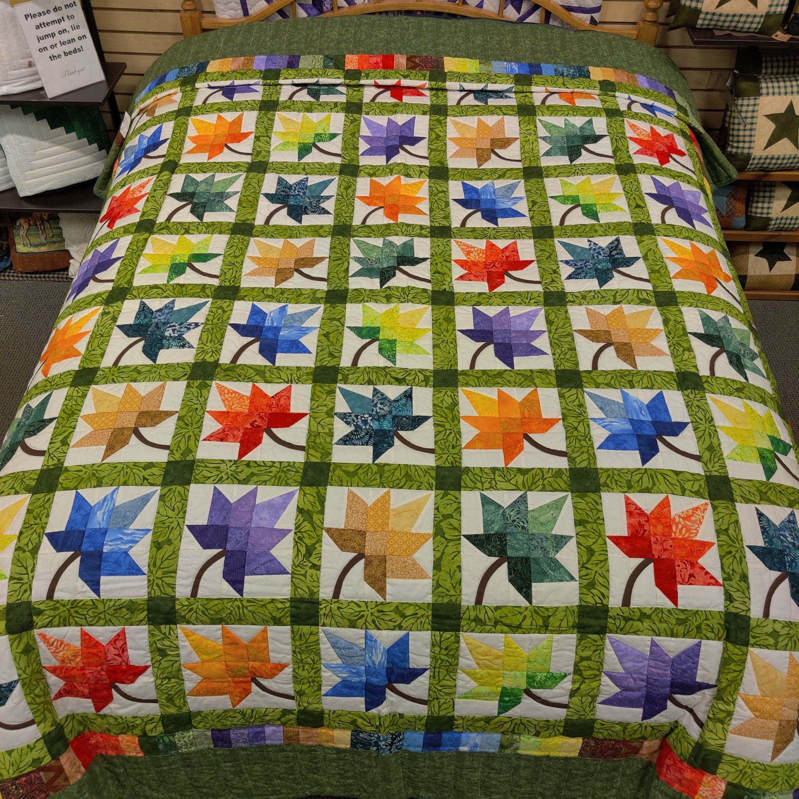 Autumn Splendor Quilt - Queen ~ Family Farm Handcrafts