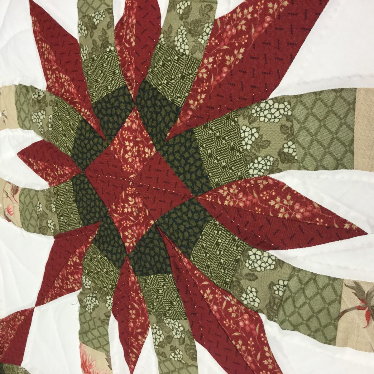 Star Wedding Ring Quilt | Family Farm Handcrafts | King | Handmade