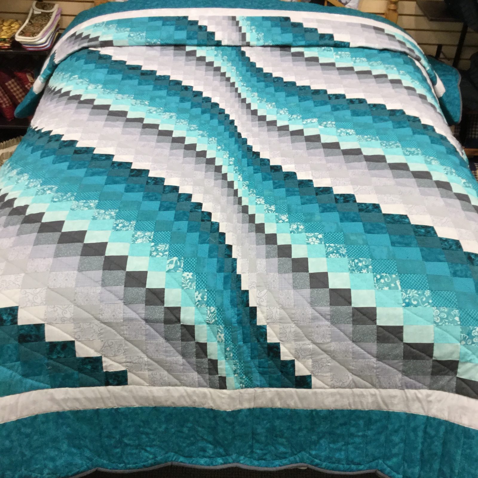 Surf Song Quilt | Queen | Family Farm Handcrafts | Handmade
