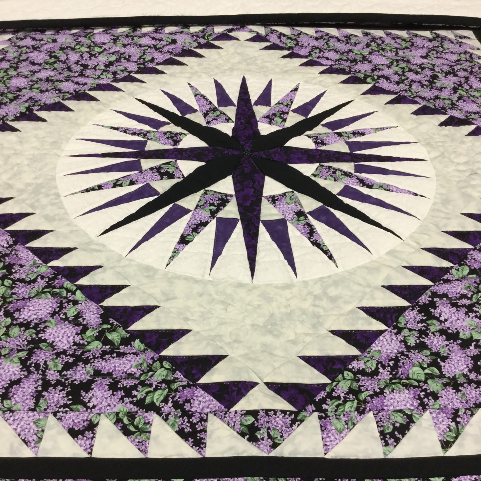 Mariner's Compass Quilt - King ~ Family Farm Handcrafts