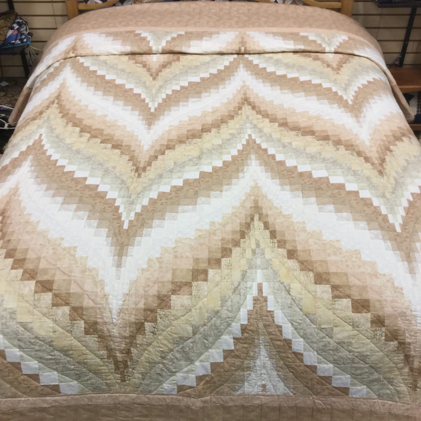 Bargello Flame Quilt-Queen ~ Family Farm Handcrafts