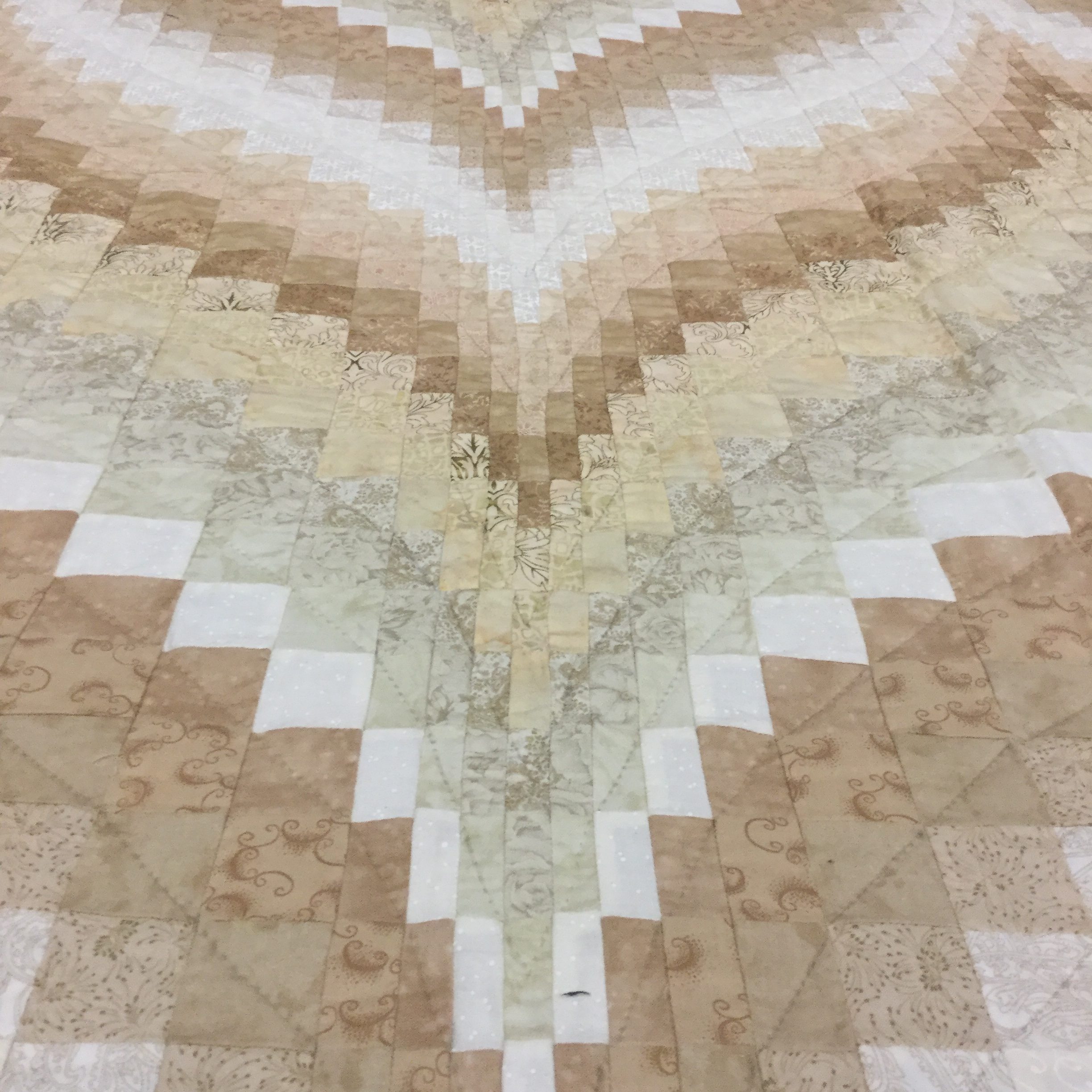 Bargello Flame Quilt-Queen ~ Family Farm Handcrafts