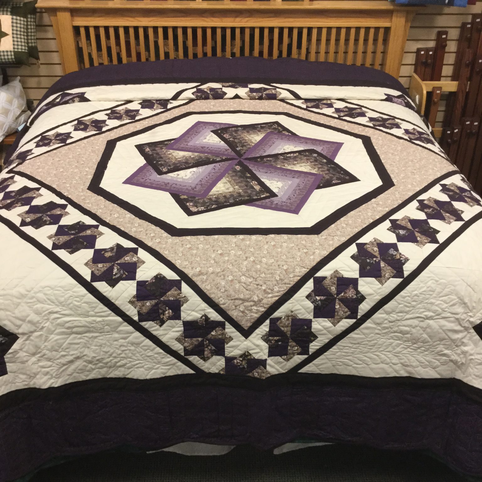 Spin Star Quilt-King ~ Family Farm Handcrafts