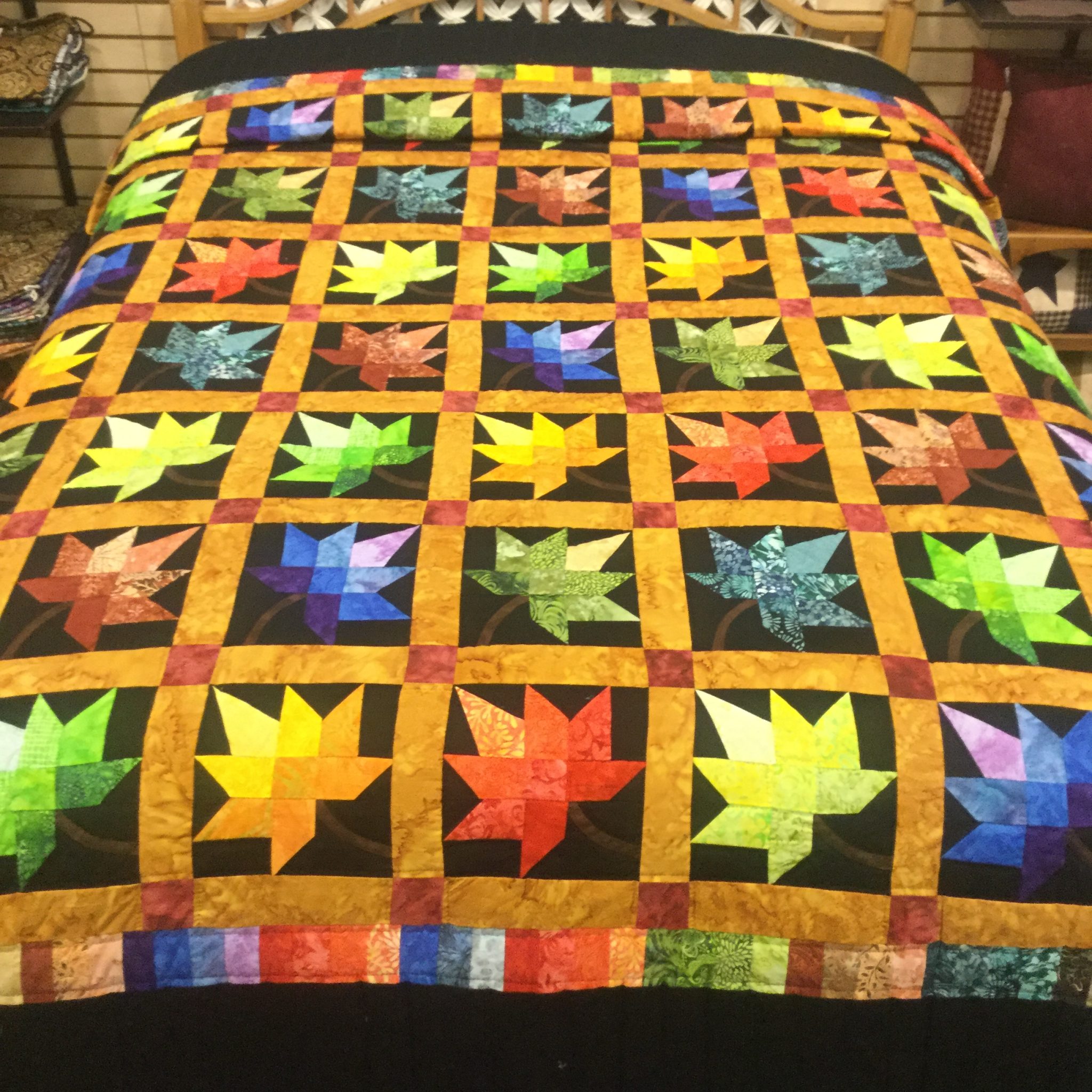 Autumn Splendor Quilt-Queen ~ Family Farm Handcrafts